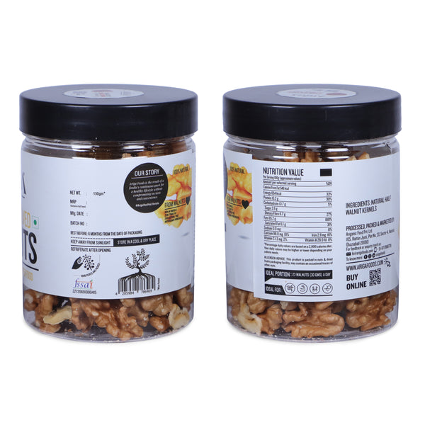 Buy Premium Halved Walnuts 150g - Free Jar & Free Shipping | Ariga Foods