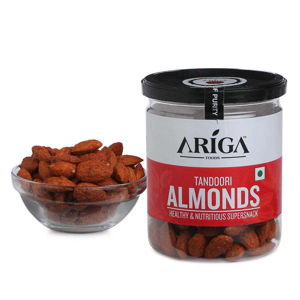 Buy 400gm Premium Dry Fruits Combo Pack Tandoori Almonds 200g & Cheese ...